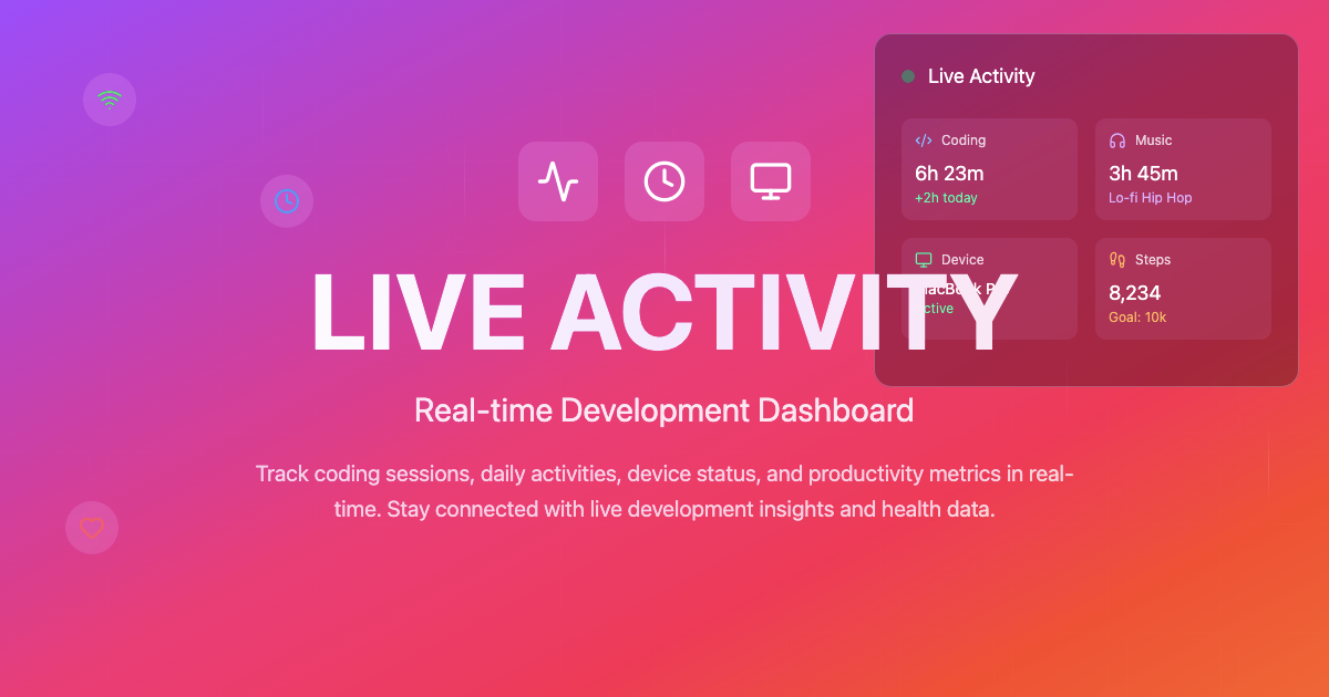 Live Activity | Sakib Rahman | Software Engineer